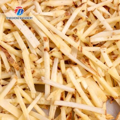 중국 죽순 채썰기 기계 생강 감자 절단 가공 생산 판매용