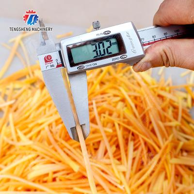 Cina Macchina per patatine su larga scala Mela Banana Patata Carota Taro Patate e tuberi rotondi Carote e ortaggi a radice longitudinali Cipolle Taglio patatine fritte Patatine di patate a scaglie Hash brown in vendita