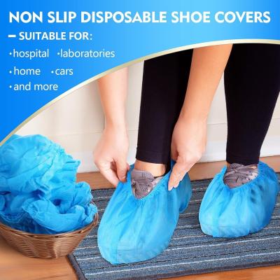 China Non Slip Durable Disposable Boot Shoe Covers for Indoors Home Floors and Shoes 15*39cm for sale