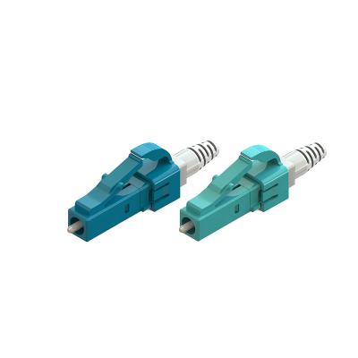 LC/Upc 0.9 Single Mode Simplex Fiber Optic Connector Kit blue Right Angle