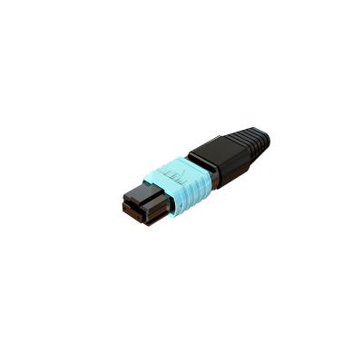 Female Male MPO Fiber Optic Connector 4 - 24 Cores Optical Fiber Communication