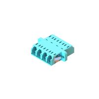 Quad Fiber Optic Adapters LC Couplers With Flange For Optimal Performance china Quad Fiber Optic Adapters LC Couplers With Flange For Optimal Performance