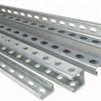 Rameau métallique à demi-slotted, support de canal Unistrut 41x41