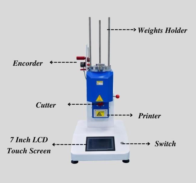 Factory Supply ISO1133 Electronic Digital 7-Inch Touch Screen Melt Flow Index Testing Machine