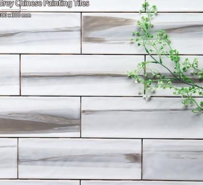 Cina Il Gray della decorazione del bagno ha lustrato le mattonelle della parete 100x300, progetta le mattonelle cinesi della pittura in vendita