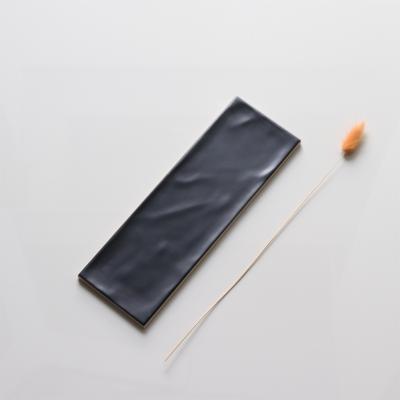 Cina la spruzzata spagnola della parte posteriore del nero di stile 100x300 piastrella le mattonelle ondulate del sottopassaggio di resistenza all'acqua di Surfce in vendita