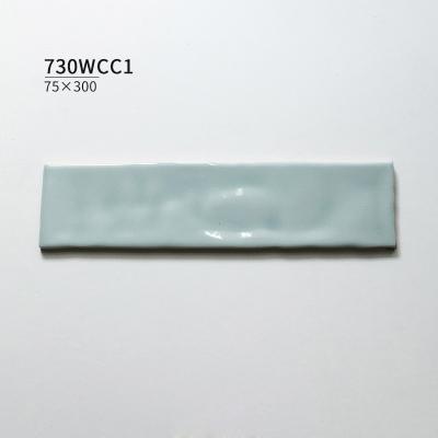 Cina Le serie interne di Macarons Handcraft le mattonelle per la parete 75x300mm della doccia in vendita