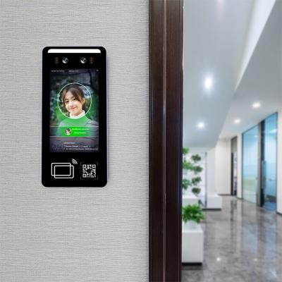 China 5-Inch Face Recognition Attendance System QR Code NFC Fingerprint WiFi Access Control OEM ODM Biometric Facial Detection Scanner for sale