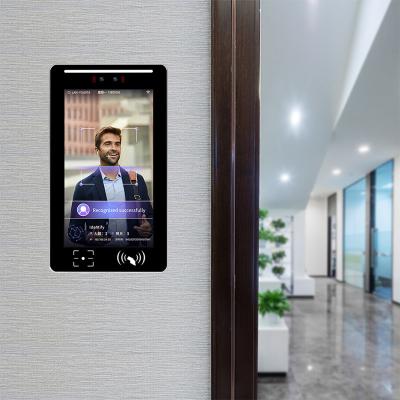 China Customizable Android System Facial Attendance Management Terminal Night Vision NFC IC WiFi QRcode New Reset Face Recognition for sale