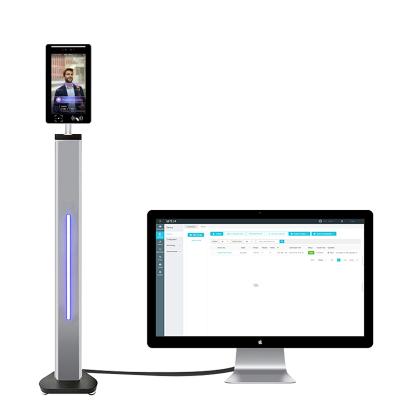 China Face Recognition Time Attendance Device 13.3\" Dynamic LCD Touchscreen Supports SDK OEM Facial Recognition NFC QR Code Machine for sale
