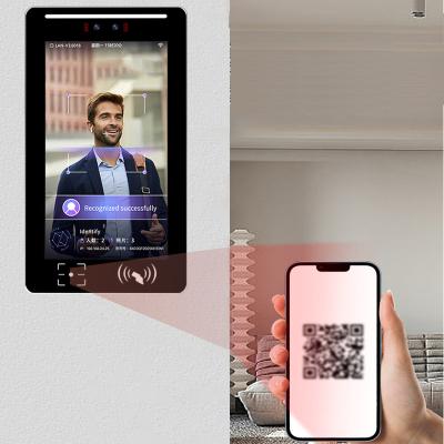 China 13.3 Inch Dynamic Biometric NFC Face Recognition Terminal Night Vision Access Control Punch Card Attendance Machine for sale