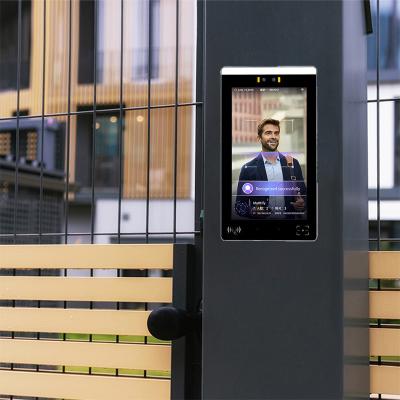 China 15.6 Inch Customized Biometric Facial Recognition Time Attendance System with QR Punch Card Network Access Control OEM Supported for sale