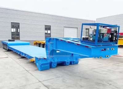 China Gooseneck Lowbed Trailer Customization For Oversized Load Transportation Services for sale