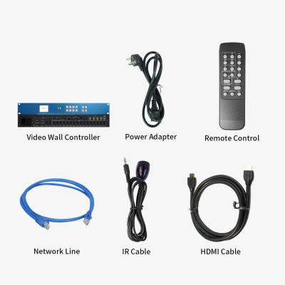 中国 RGB444 カラーフォーマット HDMI ビデオ ウォール コントローラー 600MHz 最大 ピクセル 時計周波数 ディスプレイ 販売のため
