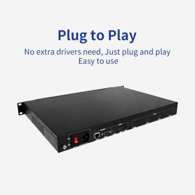 China 4K Indoor Multi-Projection RS232 HDMI Black Video Wall Controller LCD 1080p UHD 3D Immersive Output 1 Input BIT-EPF-104 for Display for sale