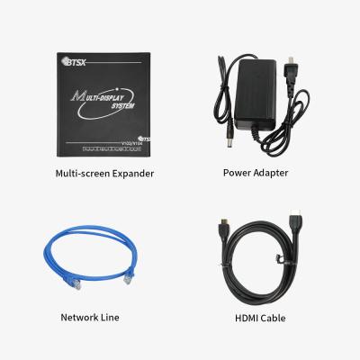 중국 고급 4K 멀티 스크린 비디오 월 컨트롤러 HDMI/DP 확장기 및 오디오 프로세서 (다중 화면 처리용) 판매용