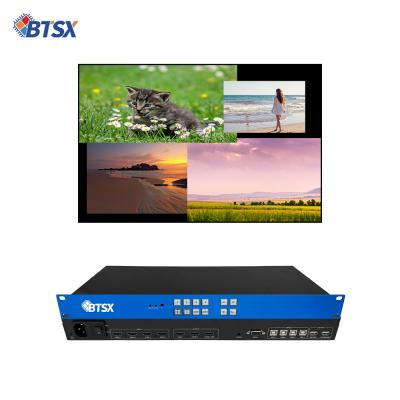 중국 매트릭스 4 in 3 out 멀티 뷰어 4K60 해상도 디지털 사이니지용 판매용