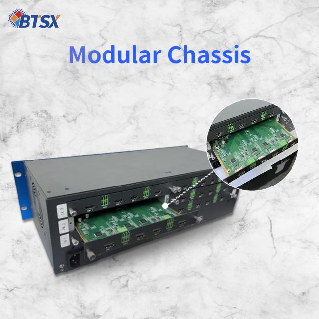 Video Wall Solution for Meeting Room High Resolution Video Wall Controller Modular Video Wall Processing System BIT-VWC-MD1212Ma