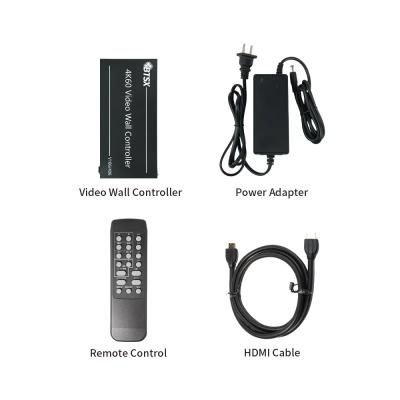 China 4K60 1-in-6-out Video Wall Controller with 3840x2400@60Hz Input and 1920x1200@60Hz Output Featuring 180° Rotation for sale