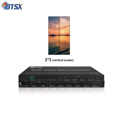 China 4K60 UHD Video Wall Controller with 40nm Process FPGA Chip for Zero Distortion Processing and Flexible Display Configurations for sale
