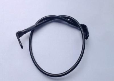 中国 PA 90 度によって曲げられる鋼鉄ケーブル会議 3.2mm 黒いターミナル両端 販売のため