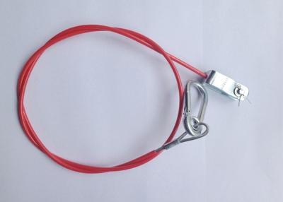 中国 U の形ターミナル Fastway のジッパーの Breakway ケーブル Glavanized Carabiners 販売のため