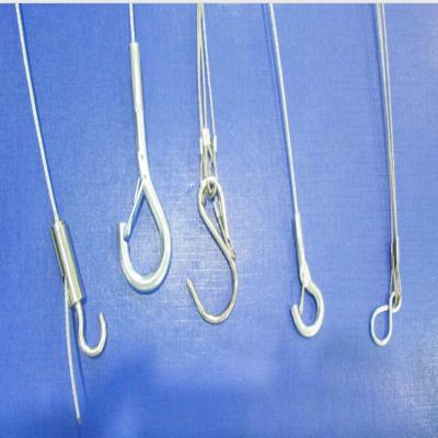 Cina Corredo d'attaccatura della lampada del cavo di Glavanzied del soffitto per le luci d'attaccatura con i ganci in vendita