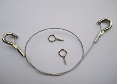 中国 二重ニッケルのばねのかぎホックねじボルトが付いている 1.5mm の 7*7 によって電流を通されるケーブル 販売のため