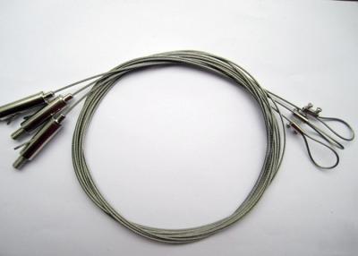 Cina sistema di sospensione inossidabile di 1.5mm con le clip della pinza di presa e del soffitto del cavo della vite in vendita