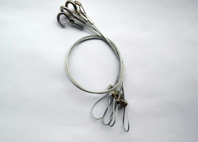 Cina corredo d'attaccatura del cavo della sospensione del corredo della lampada inossidabile di 1.5M con la pinza di presa del moschettone in vendita