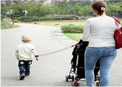 China 5.0mm Pu bedekten Regelbare het Sleutelkoord Anti Verloren Riem van de Baby Openlucht Intrekbare Veiligheid voor Levensonderhoudbaby in met een laag Brandkast Te koop