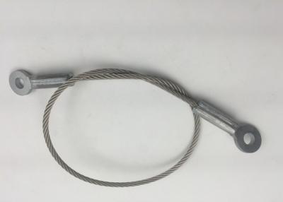 Cina entrambi i lati d'acciaio degli accessori del cavo dell'assemblaggio cavi d'acciaio di 3.2mm con i terminali inossidabili in vendita