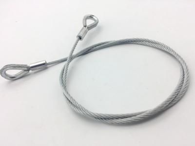 Cina rimuova gli accessori d'acciaio del cavo galvanizzati 2.0mm con il ditale occhio/del ciclo in vendita