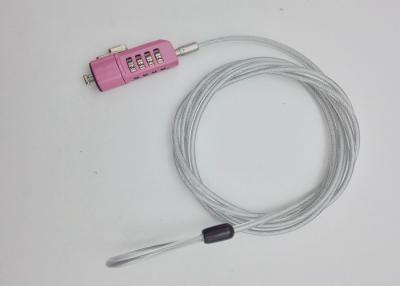 Cina Serratura antifurto della catena del cavo del computer del PC del cavo di sicurezza del computer portatile del taccuino di 4 Digital in vendita
