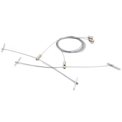 Cina Lampada del soffitto del livello superiore che appende il corredo della sospensione del cavo di illuminazione del LED con la pinza di presa in vendita