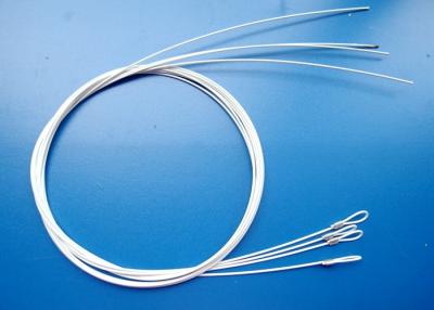 中国 1.2mm のループが付いている 1*19 白いポリ塩化ビニールによって塗られる電流を通された鋼鉄ケーブル 販売のため