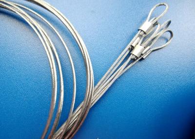 中国 1.6mm の押されたループが付いている 1*19 によって電流を通される鋼鉄ケーブル会議 販売のため