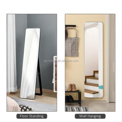 China Bedroom Floor Standing Rectangular Dressing Mirror with Magnifying Feature for sale