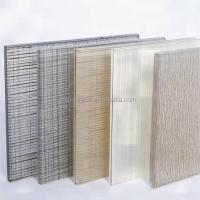 Building Safety Glass Fabric Mesh Laminated Glass with Solid Structure Custom china Building Safety Glass Fabric Mesh Laminated Glass with Solid Structure Custom