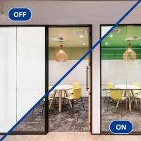 Quality Not Self-Adhesive Dimming Smart Glass Pdlc Film for Customized Switchable Glass Doors for sale
