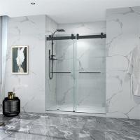 Quality QJYSDG01 3mm-12mm Thickness Frameless Sliding Shower Door for Bathroom for sale