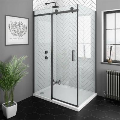 QJYSDG01 3mm-12mm Thickness Frameless Sliding Shower Door for Bathroom