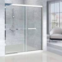Quality 3mm-12mm Thickness Hotel Sliding Frameless Tempered Glass Shower Doors with Standard Duty Hinges for sale