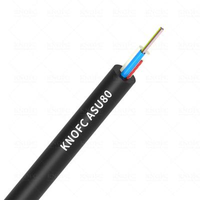 China Cabo de fibra ótica não metálico aéreo do núcleo G652D de ASU80 Cabo 12 à venda