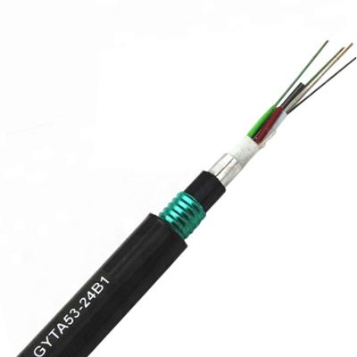 China Gepanzertes Untertagelwl - kabel des Lichtwellenleiter-96core GYTA53 zu verkaufen