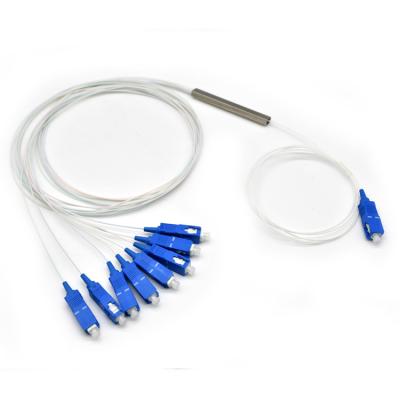 Cina 50/50 di separatore a fibra ottica dello SpA di rapporto SC/UPC Mini Steel 1x16 in vendita