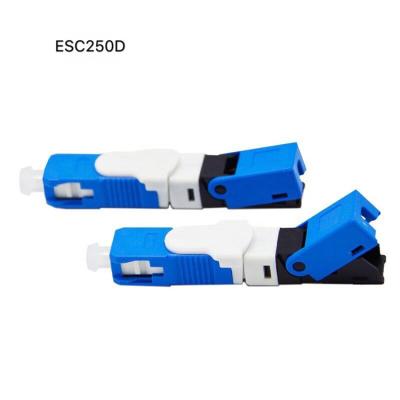 Cina Connettore rapido a fibra ottica veloce del connettore FTTH dello Sc UPC di ESC250D in vendita