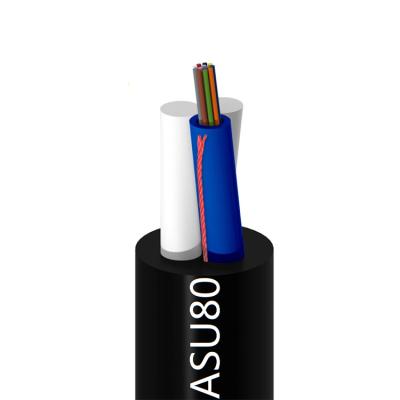 China Luftoptisches kabel LSZH ASU80 12FO G652D mit Brasilien ANATEL zu verkaufen