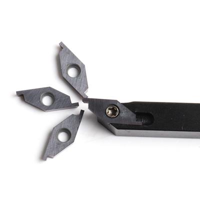 China CSVC CNC Carbide Cutting Off Inserts With Nose Radius And Entering Angle For Good Chip Control And Machining Performance for sale