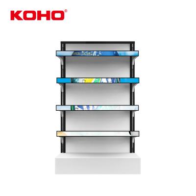 China Stretched Bar and Media Player LCD Shelf Display for Supermarket Advertising 35 Inch for sale